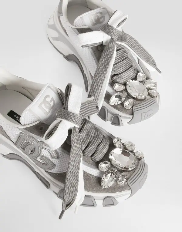 Dolce & Gabbana Dg Country Road Fabric Sneakers - Multicolor