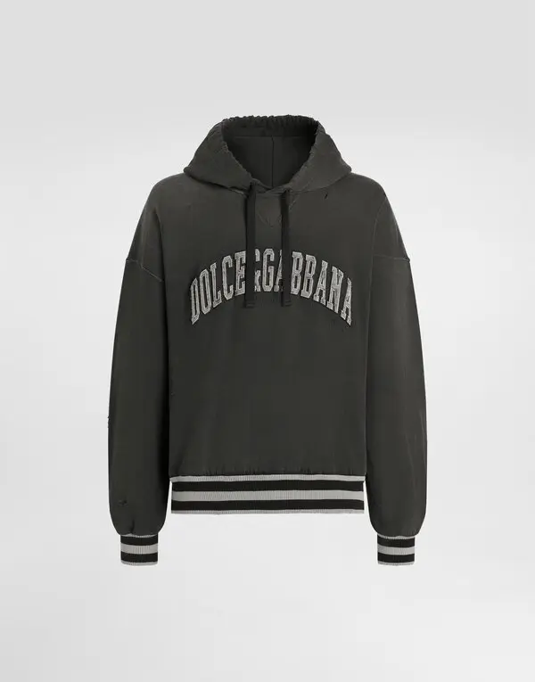 Dolce & Gabbana Hooded Sweatshirt With Print