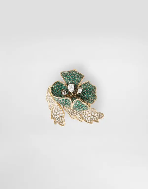 Dolce & Gabbana Flower Brooch - Gold