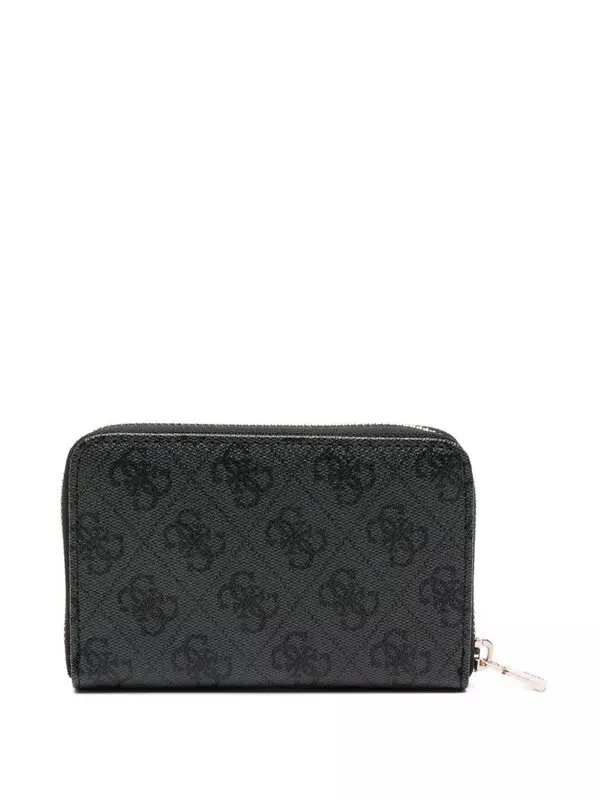 Guess Logo Zip Wallet - Grey