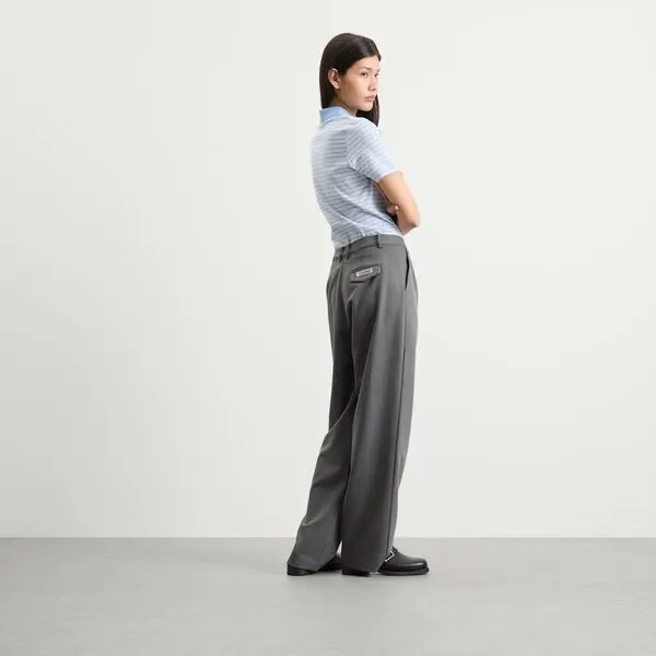 HOSBJERG Noor Pinstripe Trousers