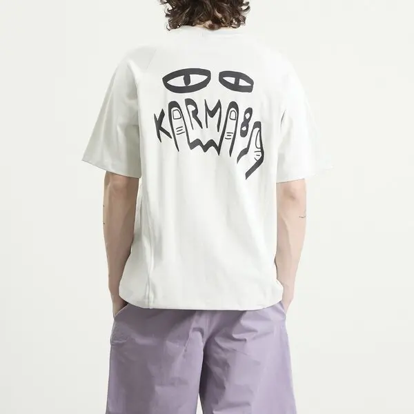 KARMA8A Exterior Stitch Real T-shirt