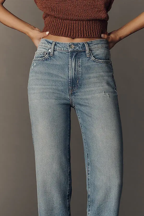 PISTOLA Aleks High-rise Straight-leg Jeans - Muse