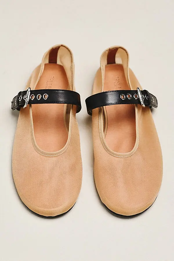 TONY BIANCO Mimzy Mary Jane Flats - Neutral