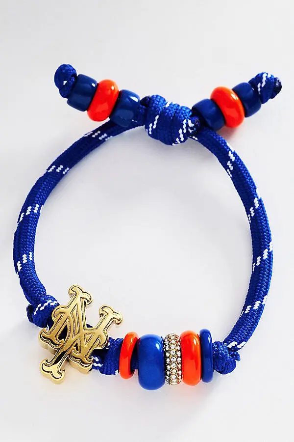 Baublebar Baseball Charms Paracord Bracelet - Mets