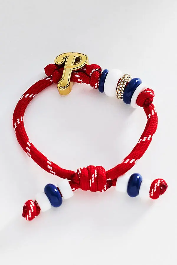 Baublebar Baseball Charms Paracord Bracelet - Phillies