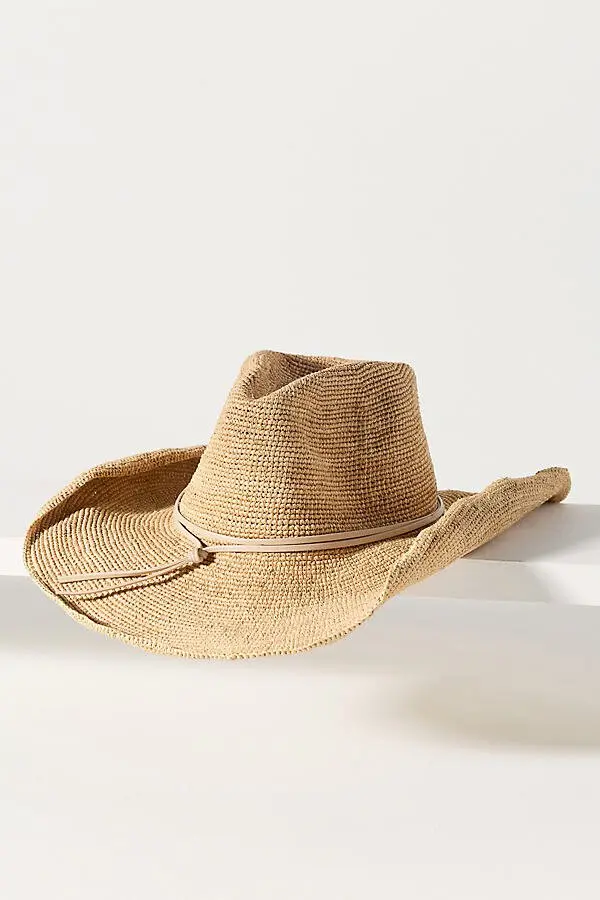 Hat Attack Raffia Rancher Hat - Tan