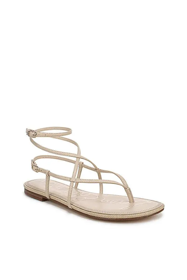 Sam Edelman Clarra Strappy Sandals - Ivory