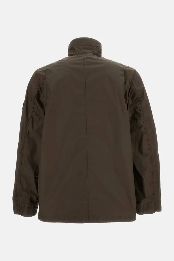 Stone Island Waxed Field Jacket - Brown