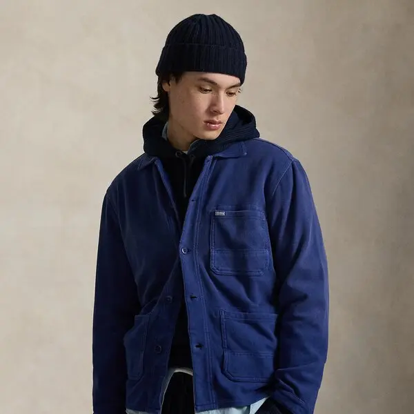 Ralph Lauren Moleskin Utility Overshirt - Freshwater