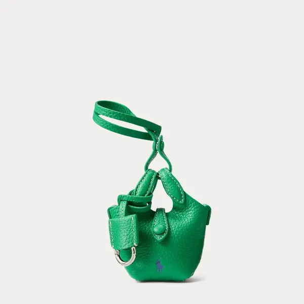 Ralph Lauren Polo Play Leather Bag Charm - Parrot