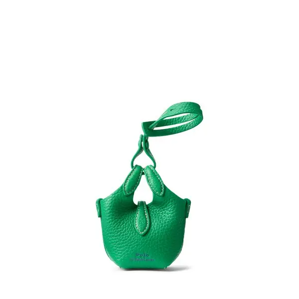 Ralph Lauren Polo Play Leather Bag Charm - Parrot