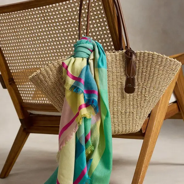 Ralph Lauren Bellport Raffia Basket Tote