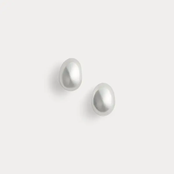 Ralph Lauren Plated Stud Earrings - Silver