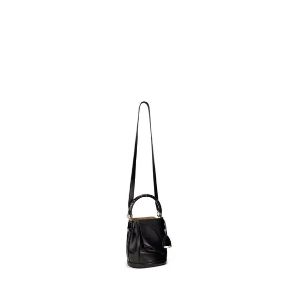 Ralph Lauren Small Floral Bucket Bag - Black