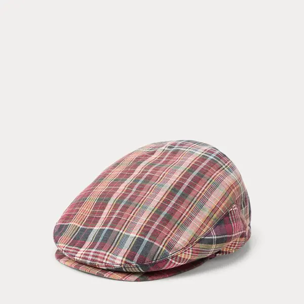 Ralph Lauren Plaid Cotton Driver's Cap - Multi