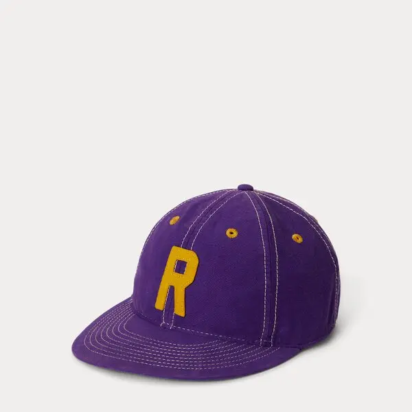 Ralph Lauren Chamois Letter Ball Cap - Opulent Purple