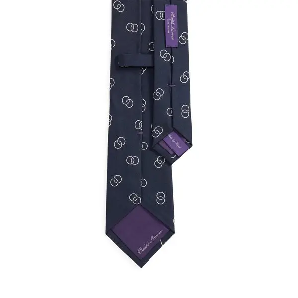 Ralph Lauren Printed Silk Neck Tie