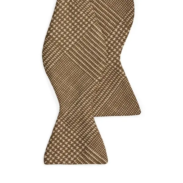 Ralph Lauren Glen Plaid Silk Bow Tie