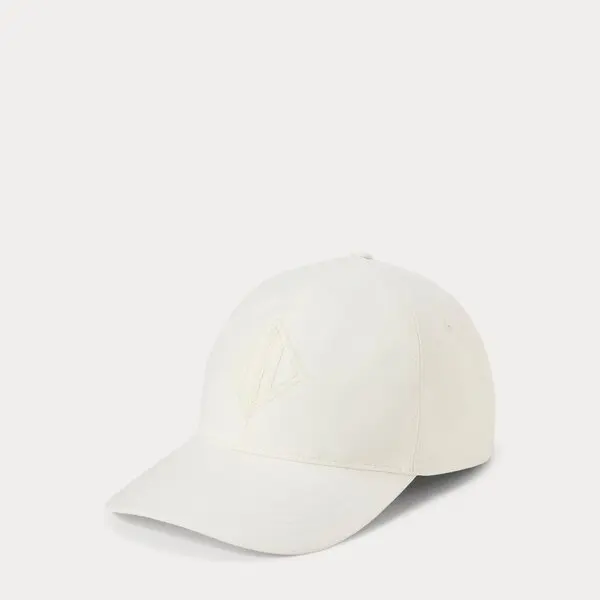 Ralph Lauren Silk-linen Ball Cap - Deckwash White
