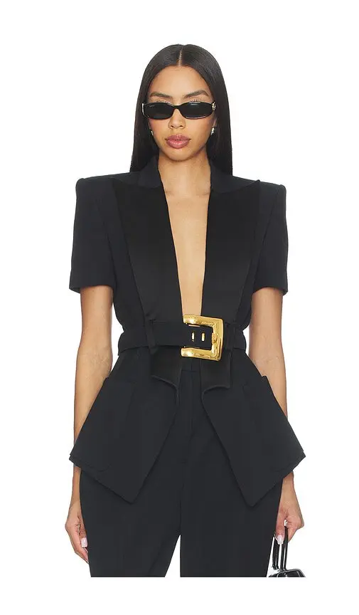 Balmain Tailored Grain De Poudre Jacket