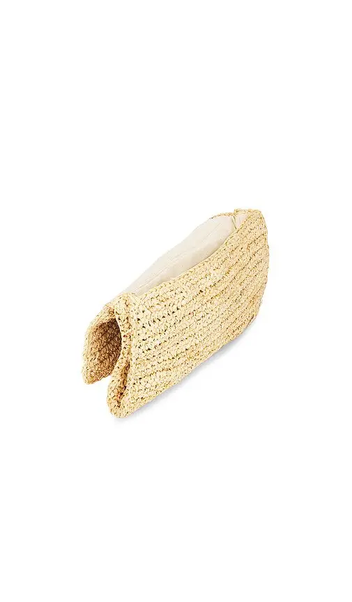 FLORABELLA Esplendor Crochet Raffia Clutch