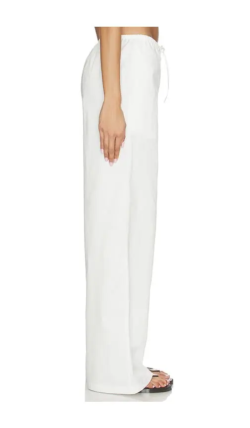 ALL THE WAYS Lyndzi Drawstring Pant - White