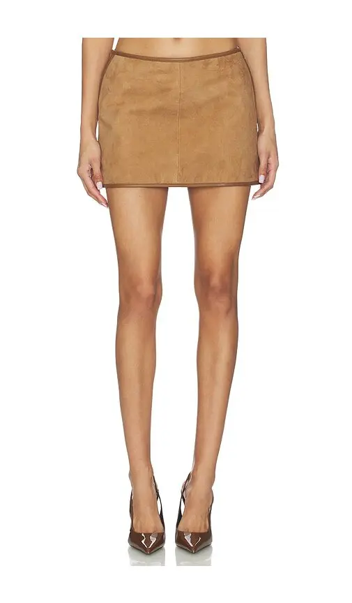 SEROYA Inara Leather Skirt