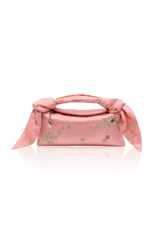 Erdem East West Bloom Bag - Pink