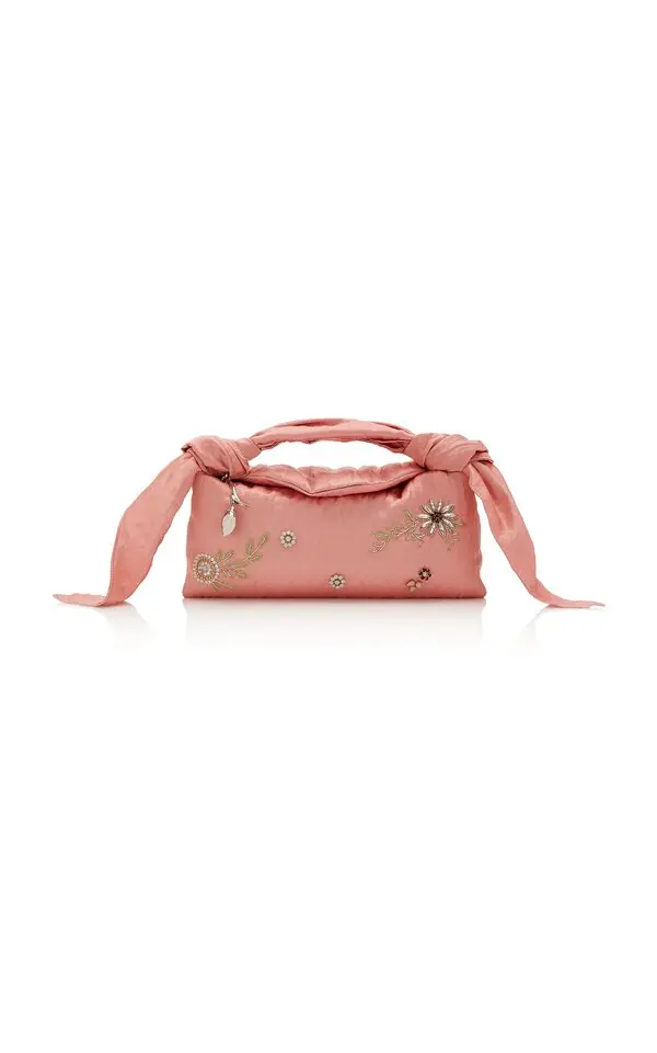 Erdem East West Bloom Bag - Pink