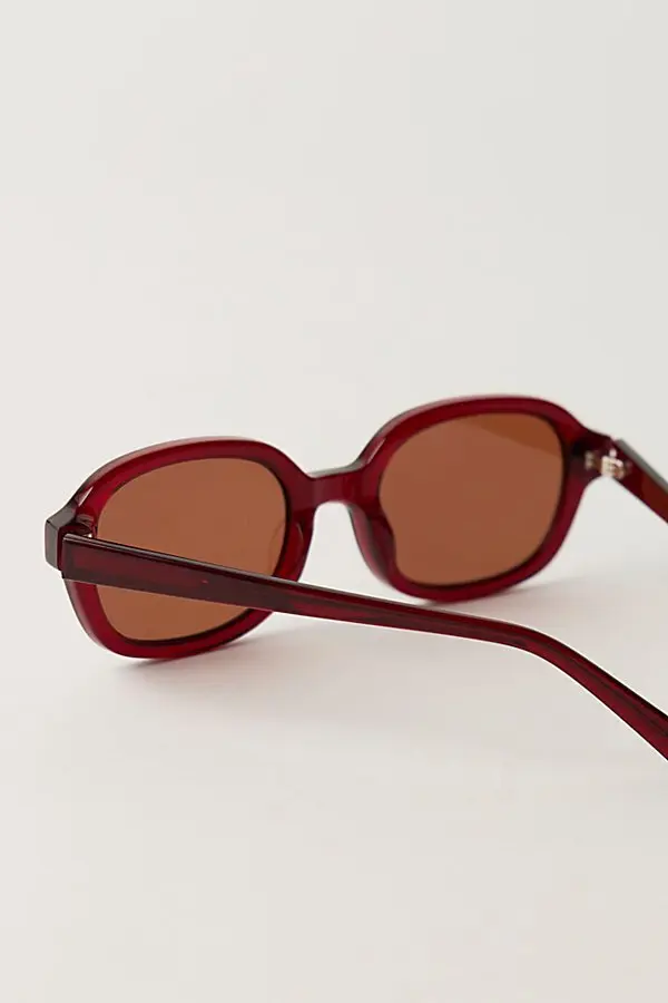 Free People Joie Round Polarized Sunglasses