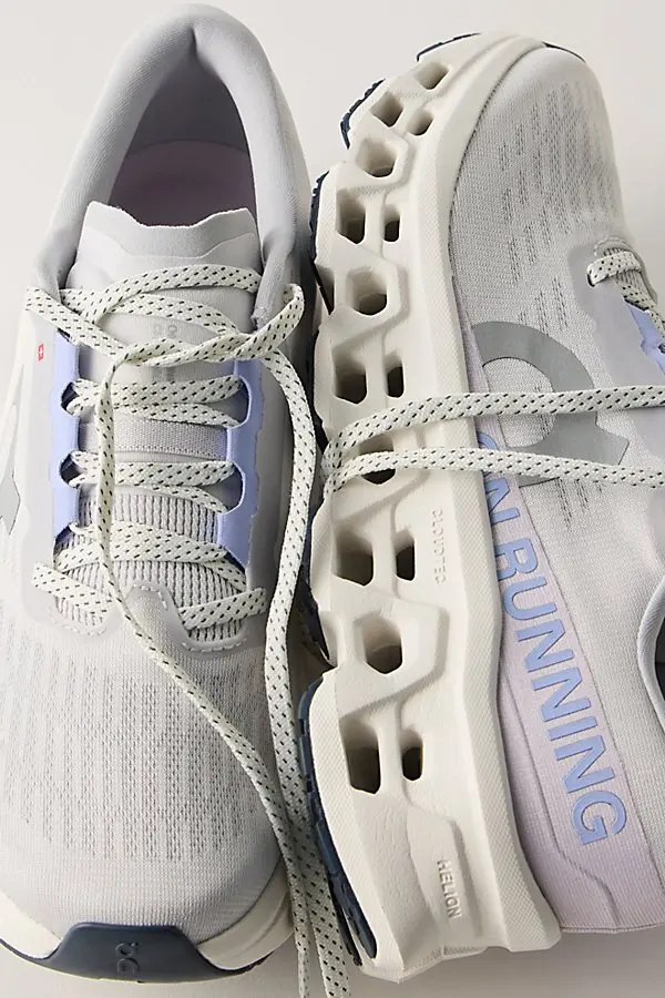 On Cloudmonster 3 Athletic Sneakers - Frost/ivory
