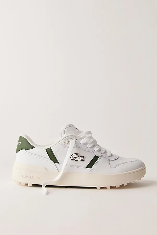Lacoste T-clip Golf Shoes - White/green
