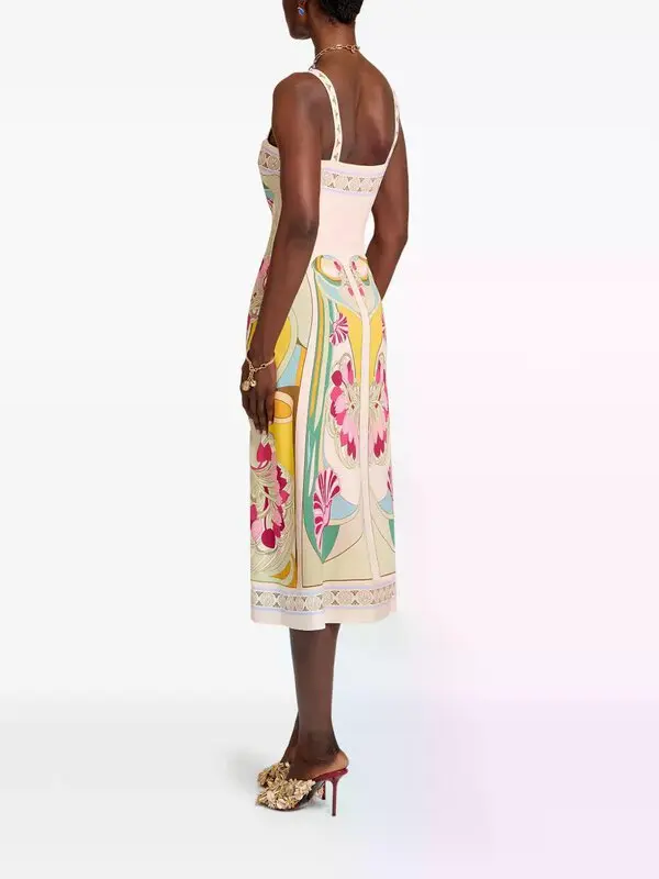La DoubleJ Buy Me A Martini Midi Dress - Neutrals