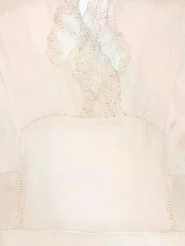 MAISON MARGIELA Midi Silk Dress - Pink