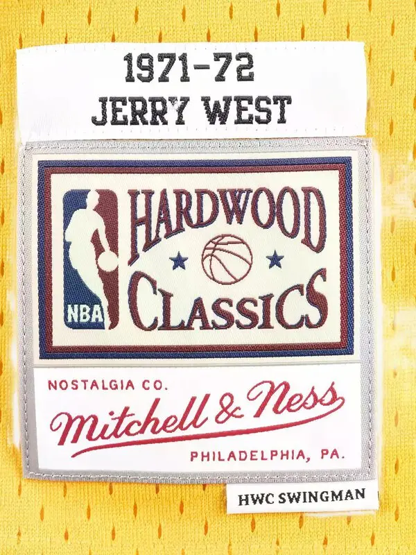 Mitchell & Ness Nba La Lakers 71 Jerry West Authentic Jersey Vest Top