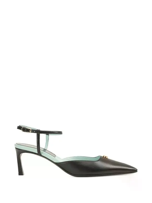 SERGIO ROSSI Ankle-strap Logo-detail Pumps