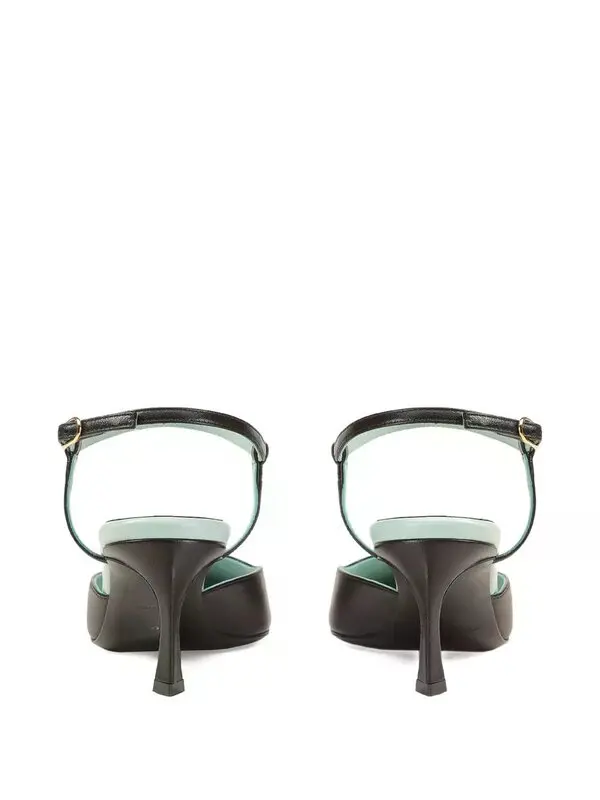 SERGIO ROSSI Ankle-strap Logo-detail Pumps