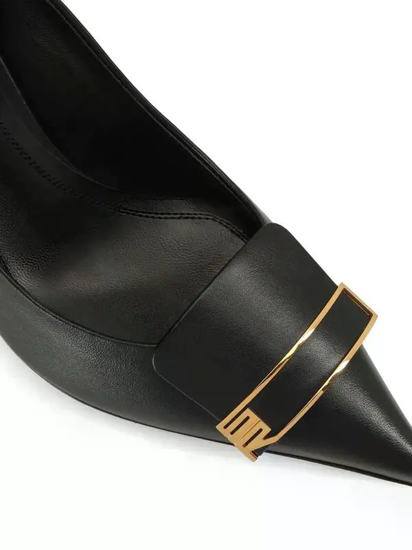 SERGIO ROSSI Pumps With Gold-tone Detail