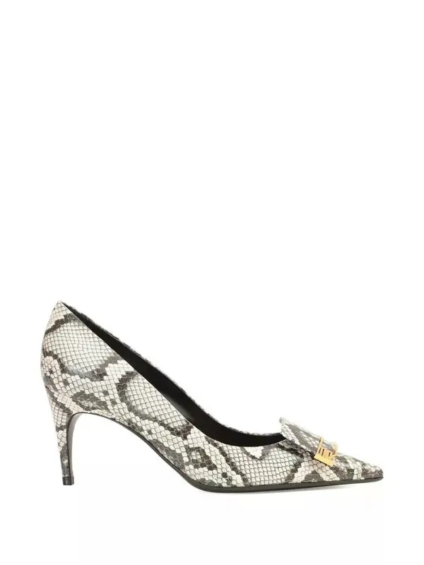SERGIO ROSSI Evolv Buckle Pumps - Neutrals