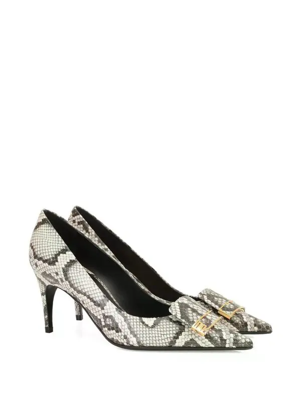 SERGIO ROSSI Evolv Buckle Pumps - Neutrals