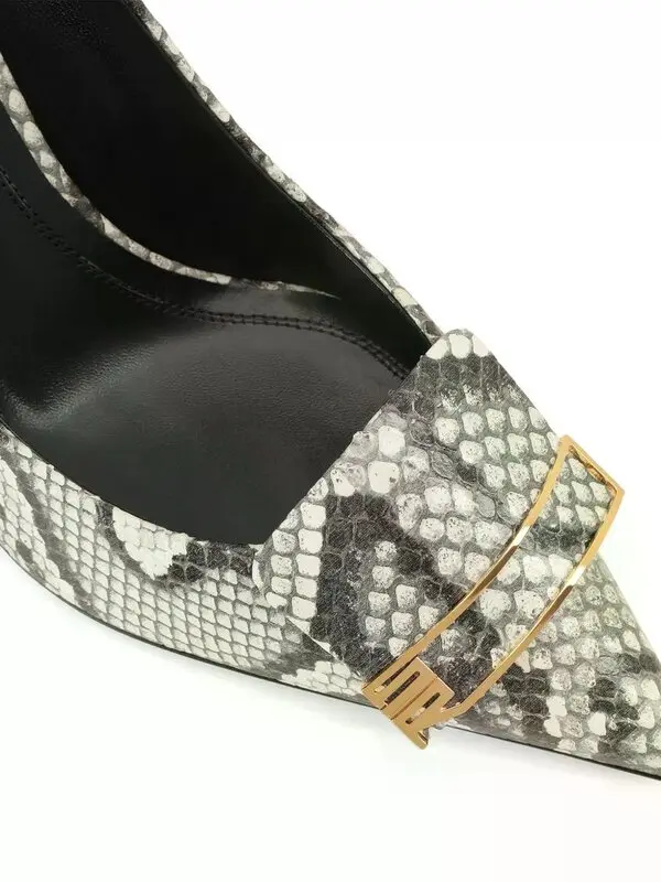 SERGIO ROSSI Evolv Buckle Pumps - Neutrals