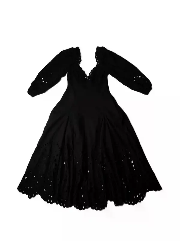 Charo Ruiz Ibiza Corbin Sweetheart-neck Midi Dress