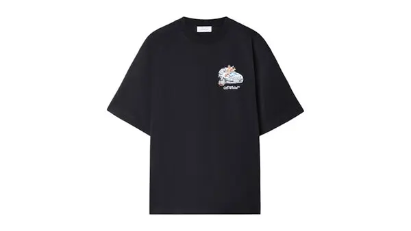 Off-White Fresco Arrow Skate Short Sleeve Tee Shirt