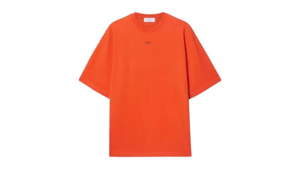 Off-White Vibe Arrow Skate Short Sleeve Tee Shirt - Orange