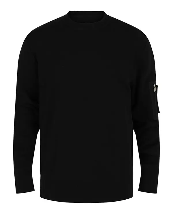 Givenchy Zip-pocket Long-sleeve Sweater