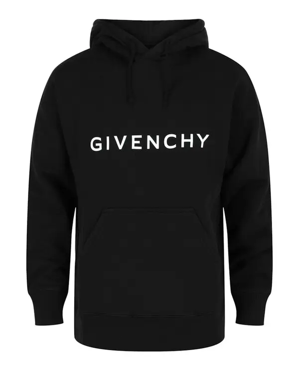Givenchy Logo Hoodie - Black