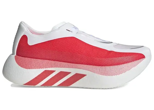 Adidas Hyper Boost Edge White Sneakers - Cloud White/pure Ruby/zero Metalic