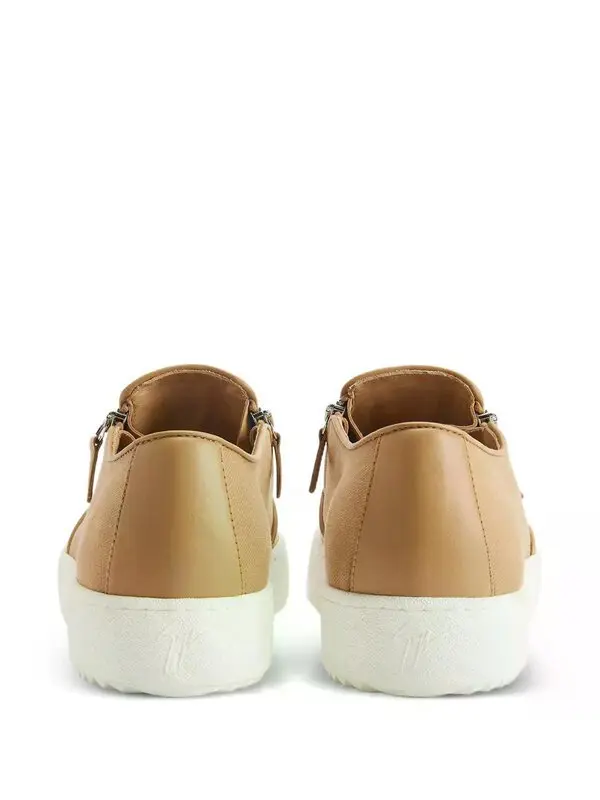 GIUSEPPE ZANOTTI Cobe Metal Signature Sneakers - Neutrals
