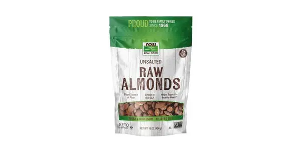 NOW FOODS Raw Almonds - No Color